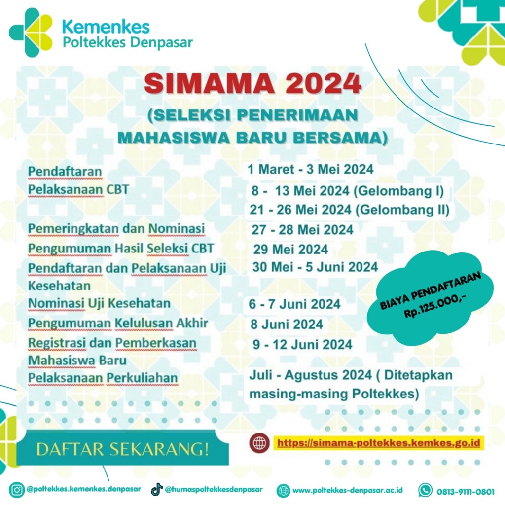 Politeknik Kesehatan DenpasarPendaftaran Sipenmaru Bersama (SIMAMA ...